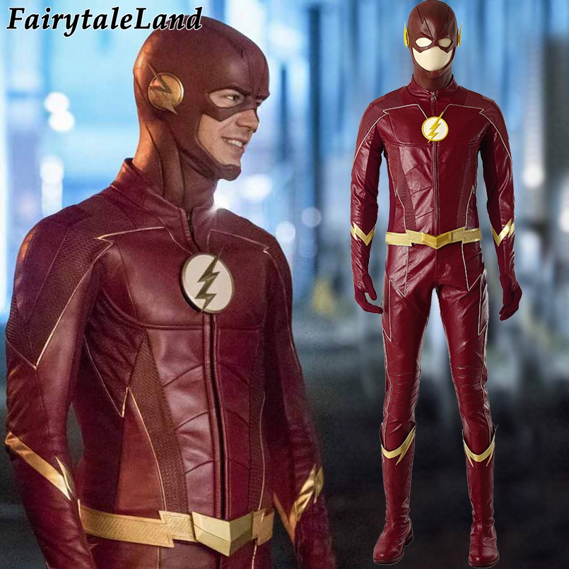 The Flash Season 4 Barry Allen Cosplay Costume